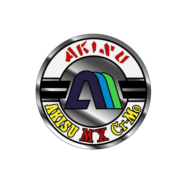 Akisu - MX Red CR-MO Headtube decal | BMX Products USA