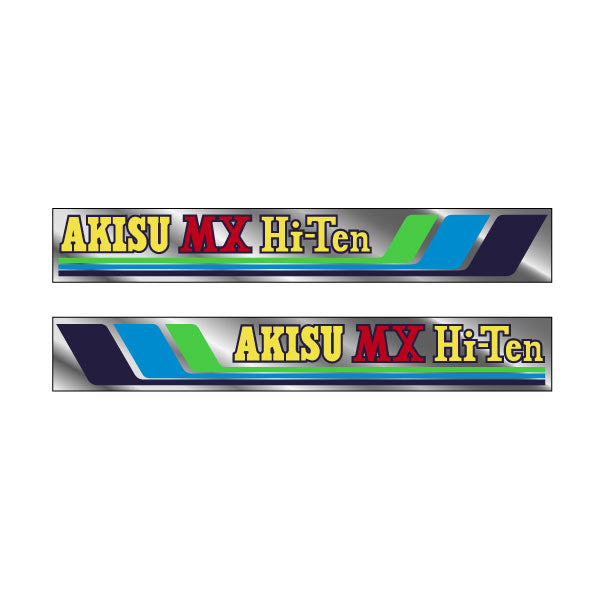 Akisu - MX Red HI-TEN Stripes Fork decals | BMX Products USA