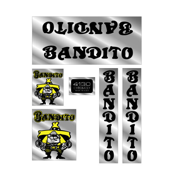 Bandito - Yellow and Black on Chrome | BMX Products USA
