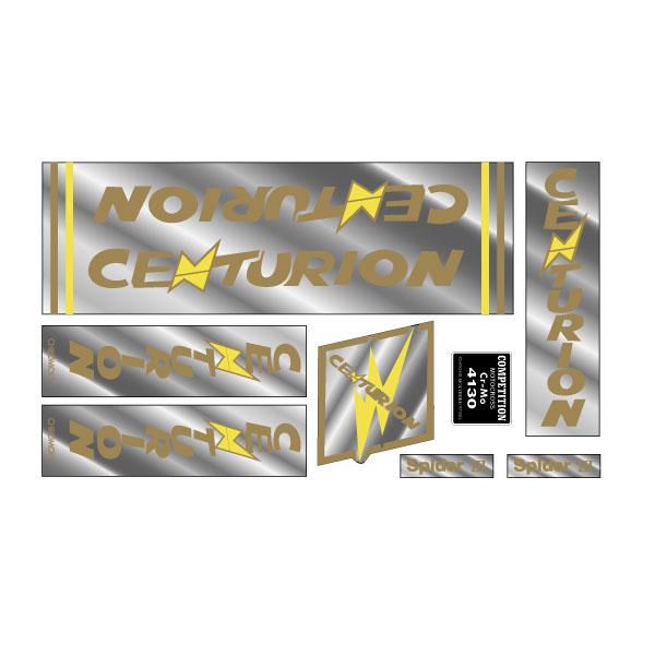 Centurion - SPIDER III - GOLD decal set | BMX Products USA