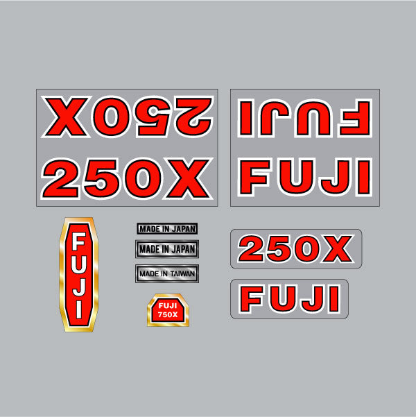 Fuji - 250X BMX decal set | BMX Products USA