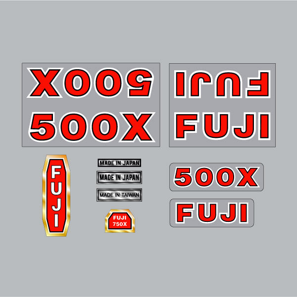Fuji - 500X BMX decal set | BMX Products USA
