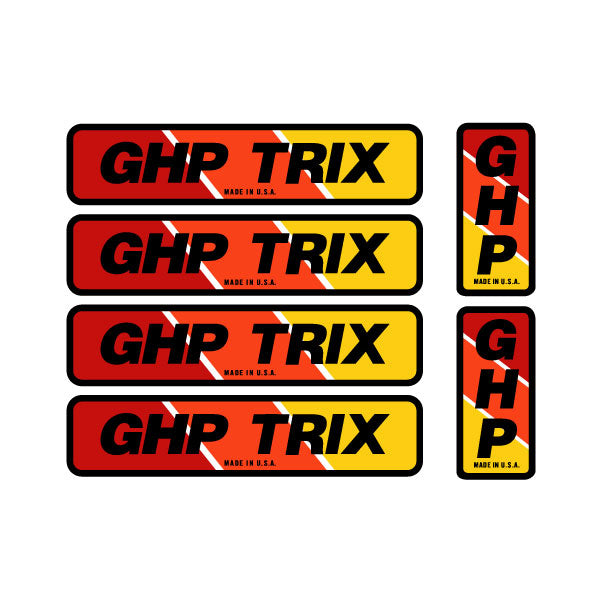 GHP - GHP TRIX decal set | BMX Products USA
