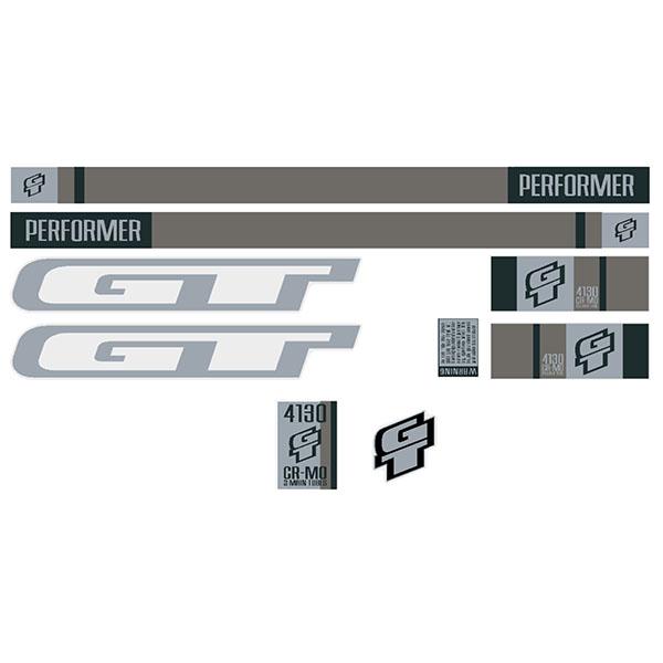 2003 GT BMX - Performer - for blue frame - decal set - Chrome frame ...