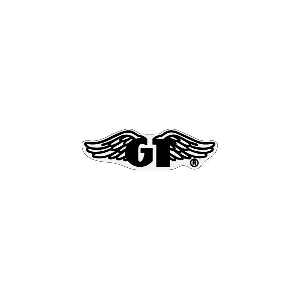 1987 GT BMX Wings - BLACK seat clamp decal | BMX Products USA