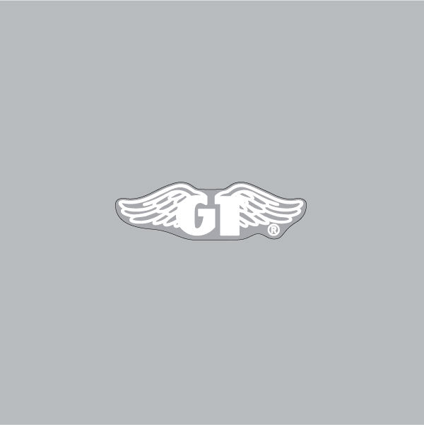 1987 GT BMX Wings - WHITE seat clamp decal | BMX Products USA