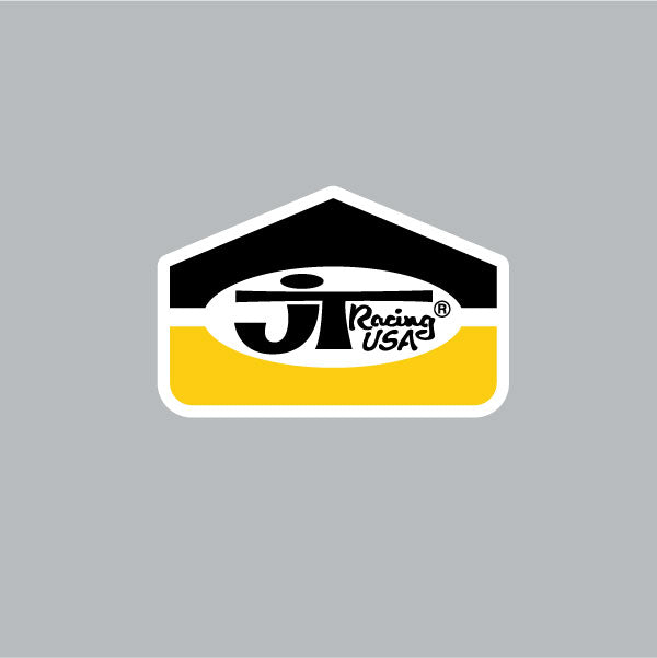 JT Racing - LOGO - Black & Yellow decal | BMX Products USA