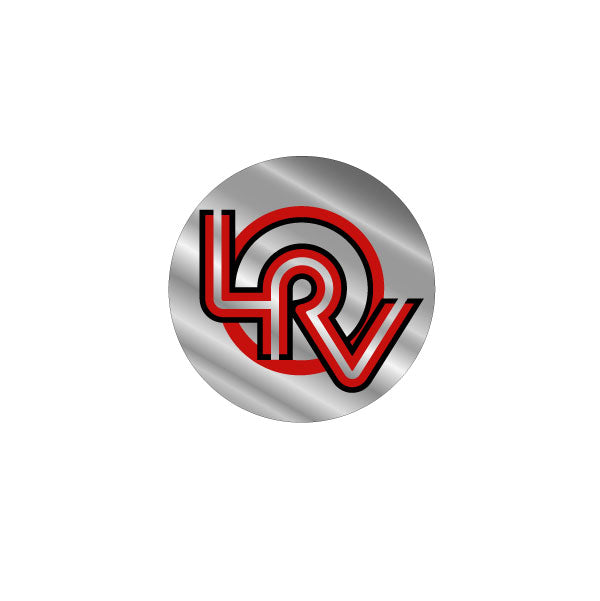 LRV - ROUND brushed Headtube decal | BMX Products USA