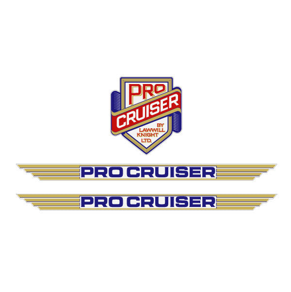 Lawwill Knight - PRO CRUISER decal set | BMX Products USA