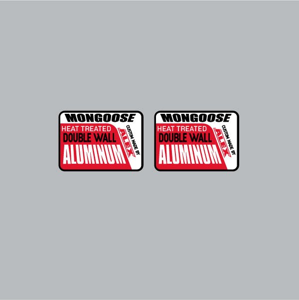Mongoose - Alex Double Wall Heat treated rim decals | BMX Products USA