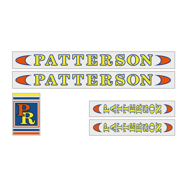 Patterson Racing - Gen 1 decal set | BMX Products USA