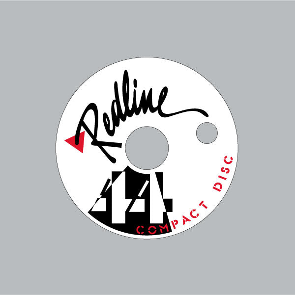 Redline - Compact Disc 80's WHITE chainwheel decal | BMX Products USA
