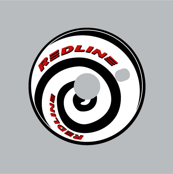 Redline - Compact Disc 90's SWIRL chainwheel decal | BMX Products USA
