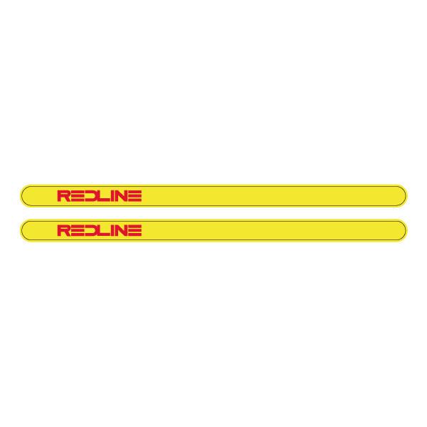 Redline Gen 3 Yellow with red logo - Flight crank decal set | BMX ...