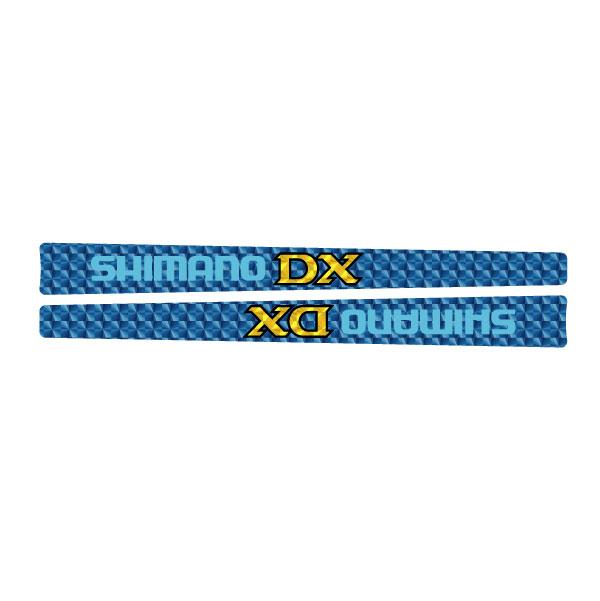 Shimano DX Crank decal set - BLUE | BMX Products USA