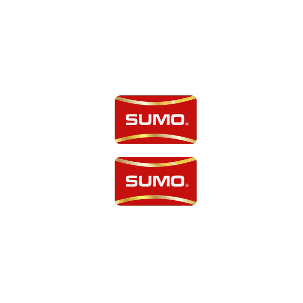 Sumo - Red, Gold and White rim decals | BMX Products USA