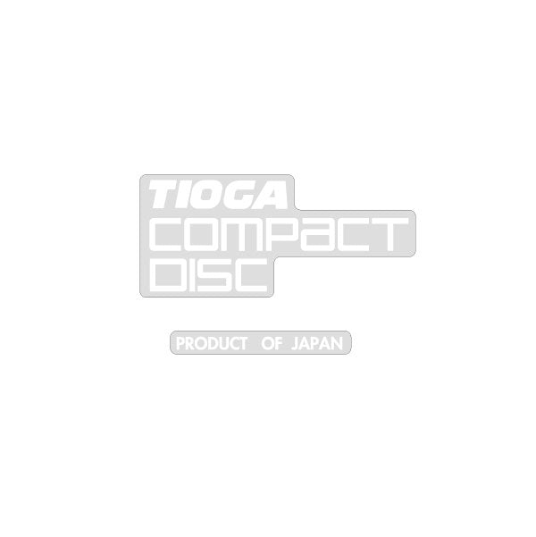 Tioga - Compact Disc white decal | BMX Products USA