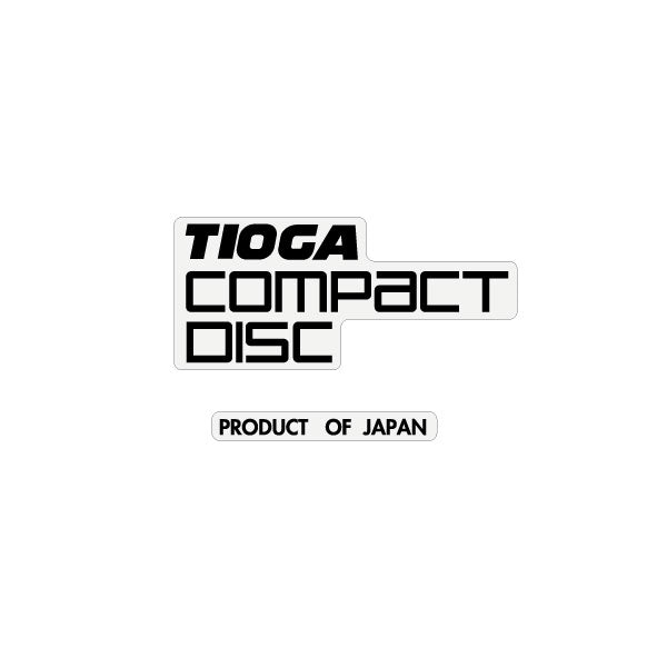 Tioga - Compact Disc black decal | BMX Products USA