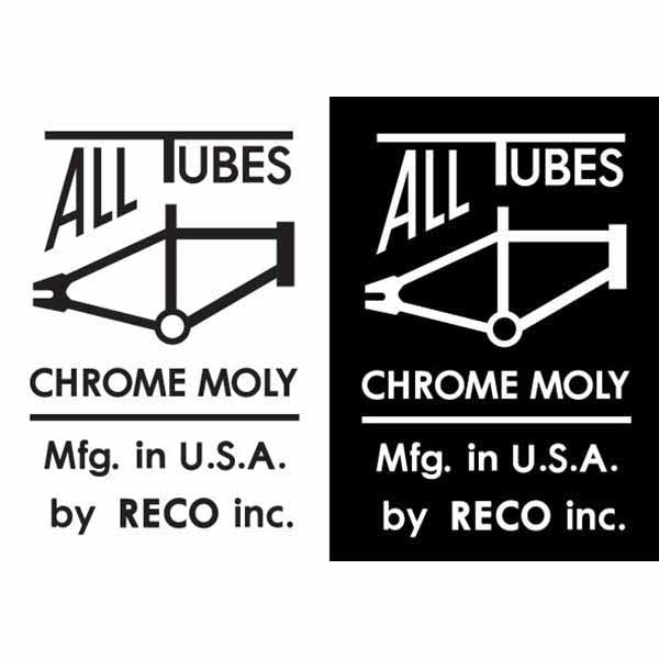 1978-79 "ALL TUBES CHROME MOLY - RECO" mongoose top tube decal | BMX ...