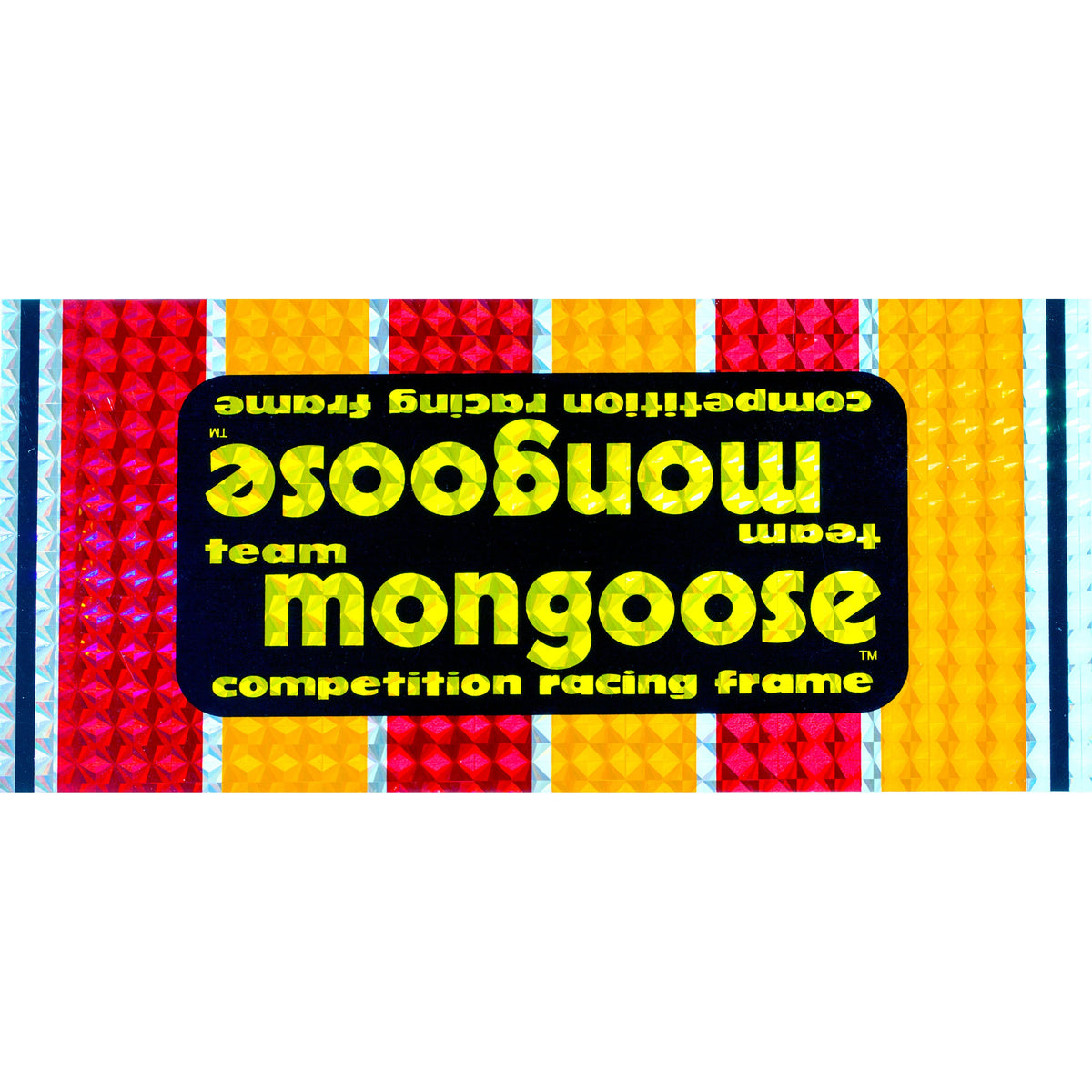 1980-83 Team Mongoose PRISM down tube decal | BMX Products USA