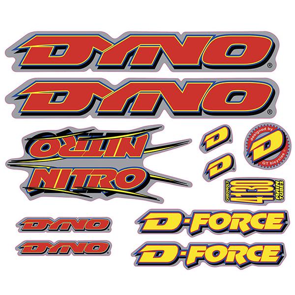 1996 DYNO - NITRO decal set | BMX Products USA