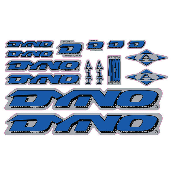 1997 DYNO - AIR blue decal set | BMX Products USA