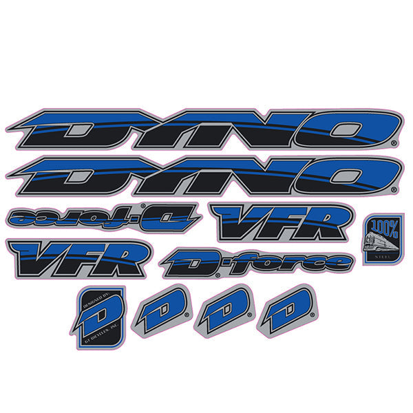 1998 DYNO - VFR blue decal set | BMX Products USA