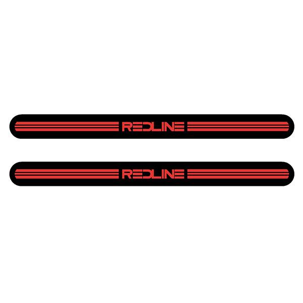 Redline Gen 2 Black with Red logo - Flight crank decal set | BMX ...