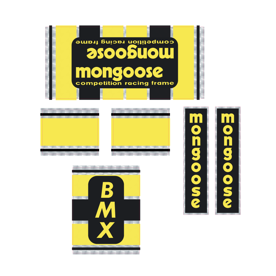 Mongoose / Supergoose custom decal set | BMX Products USA