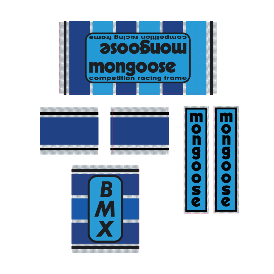 Mongoose / Supergoose custom decal set | BMX Products USA