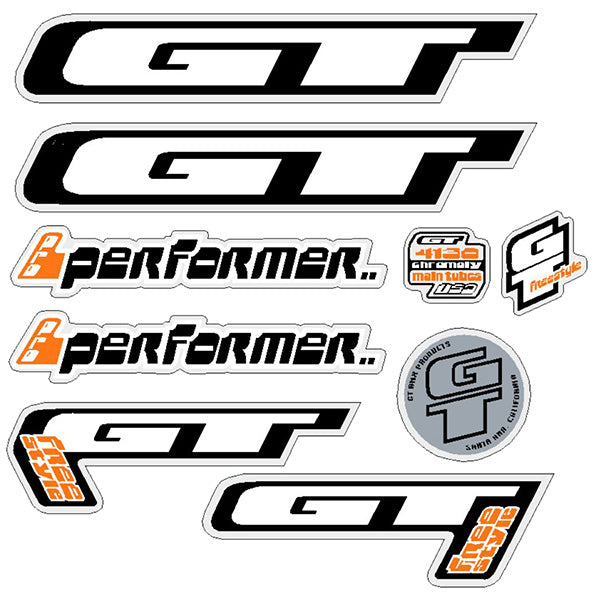 2000 GT BMX - Pro Performer - decal set - for Colored frames | BMX ...