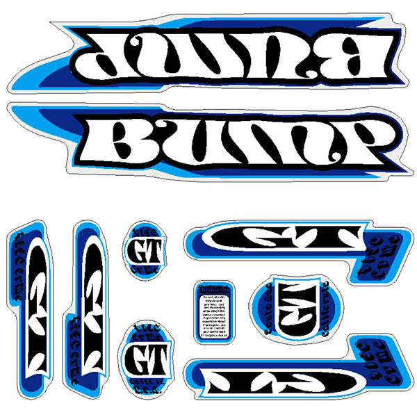 2000 GT BMX - Bump - Blue decal set | BMX Products USA