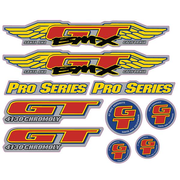 1994 GT BMX - Pro Series - Chrome decal set | BMX Products USA