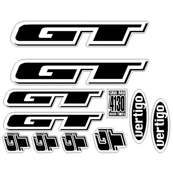 1997 GT BMX - Vertigo - for painted frames decal set | BMX Products USA