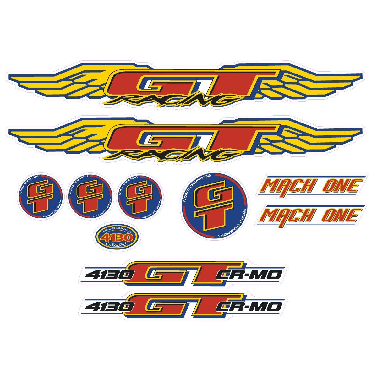 1998 GT BMX - Mach One - decal set | BMX Products USA