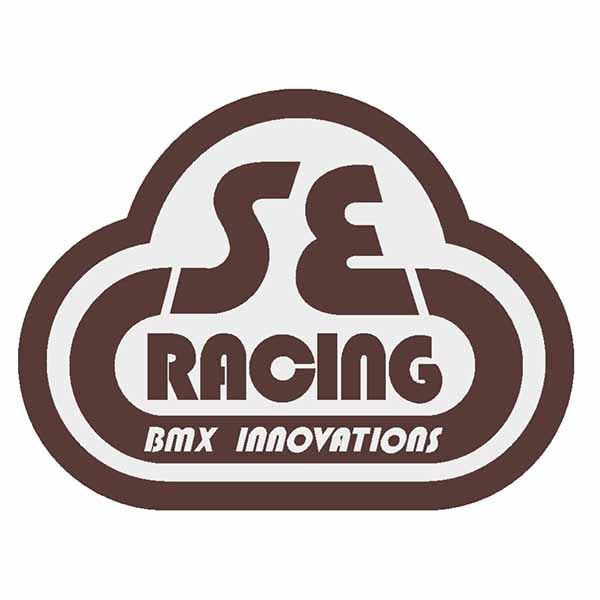 SE Racing - 2nd gen. head tube decal - brown/clear | BMX Products USA
