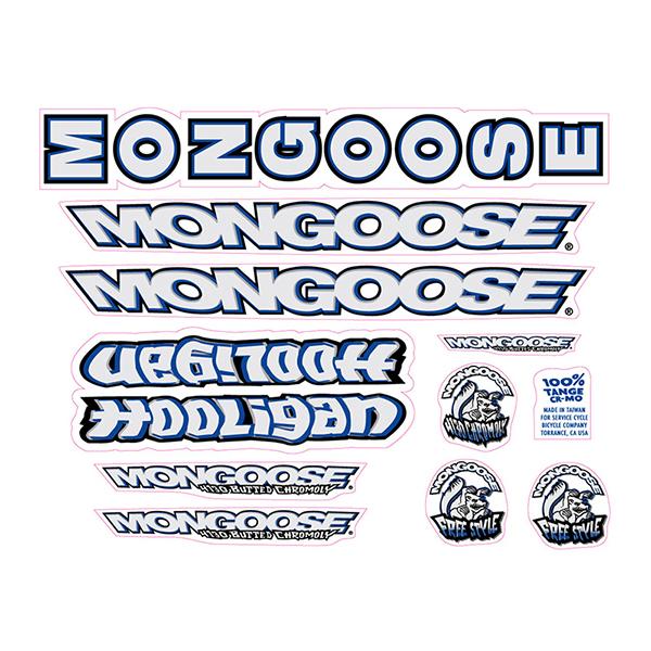 1998 Mongoose - Hooligan - Decal set | BMX Products USA