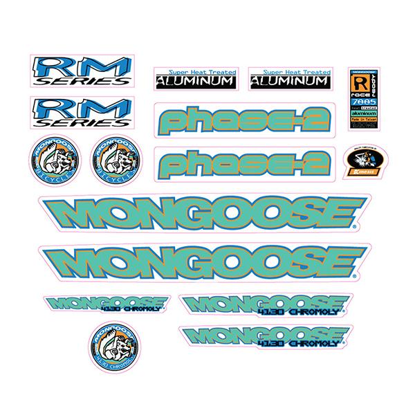 1998 Mongoose - Phase 2 - Decal set | BMX Products USA