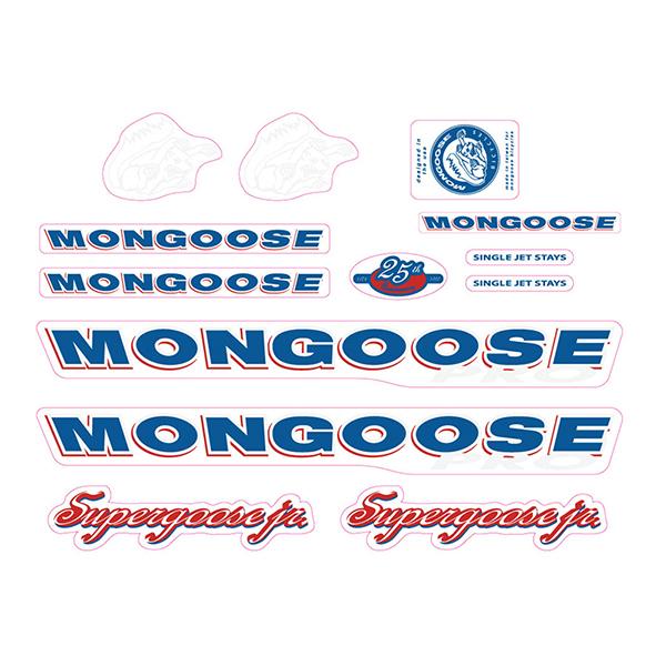 1999 Mongoose - Supergoose Pro JR Decal set | BMX Products USA
