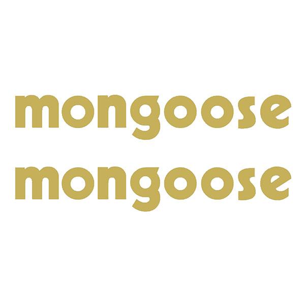 Mongoose seat decal ONE PIECE decal | BMX Products USA