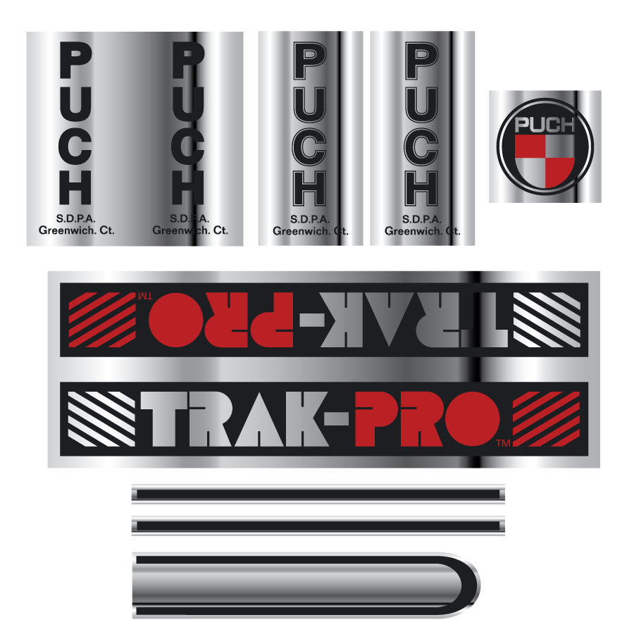 Puch Trak-Pro decal set - custom | BMX Products USA