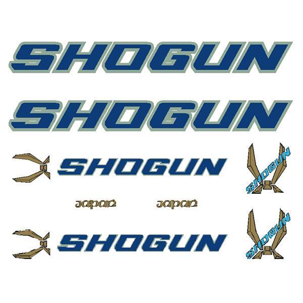 Shogun by Tange - Green blue decal set | BMX Products USA