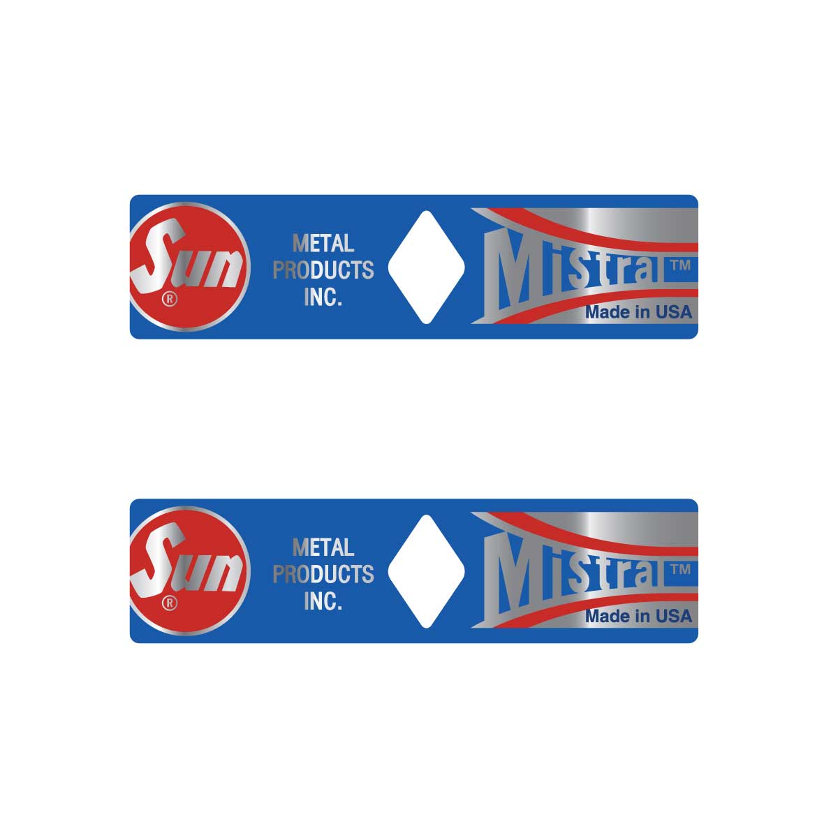 SUN - Mistral rim decals -1st gen | BMX Products USA