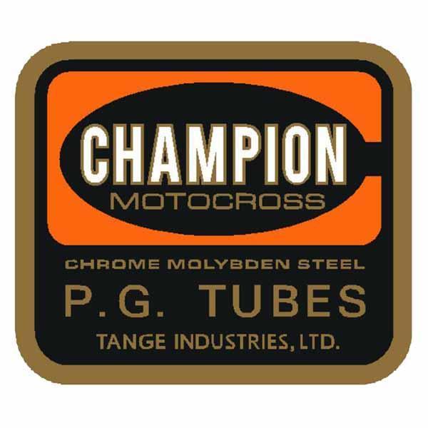 Tange - PG tubes seat tube decal | BMX Products USA