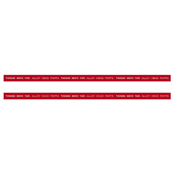 Tange - LP125 - RED - Headset decal set | BMX Products USA