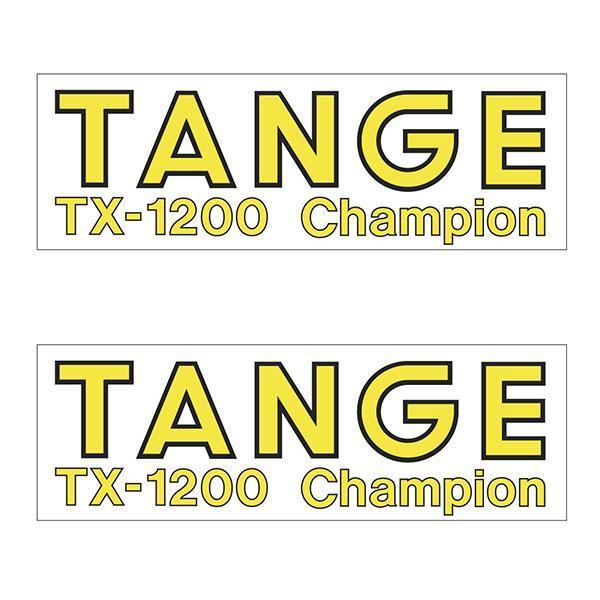 Tange TX1200 YELLOW fork decal set | BMX Products USA