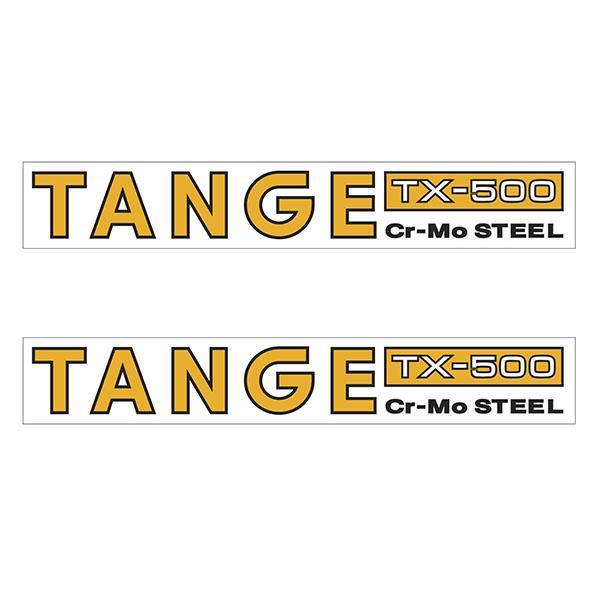 Tange TX500 CROMO ORANGE fork decal set | BMX Products USA